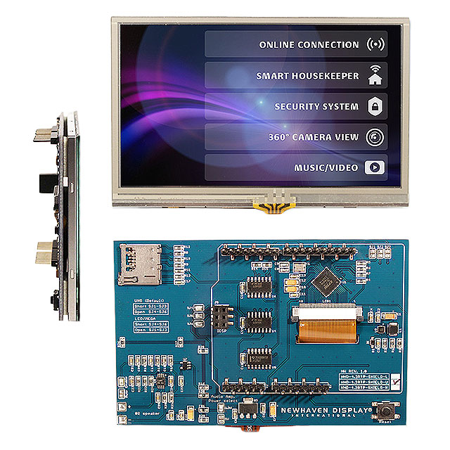 NHD-4.3RTP-SHIELD-V Newhaven Display Intl | Development Boards, Kits, Programmers | DigiKey